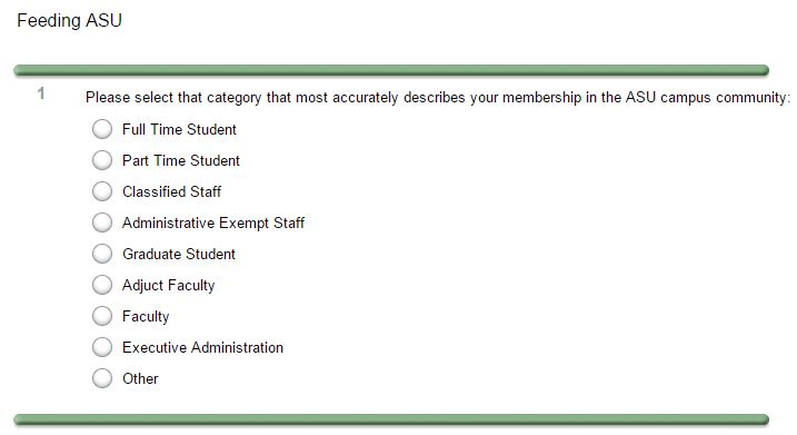 ASU Conducts Food Insecurity Survey – Watching Adams